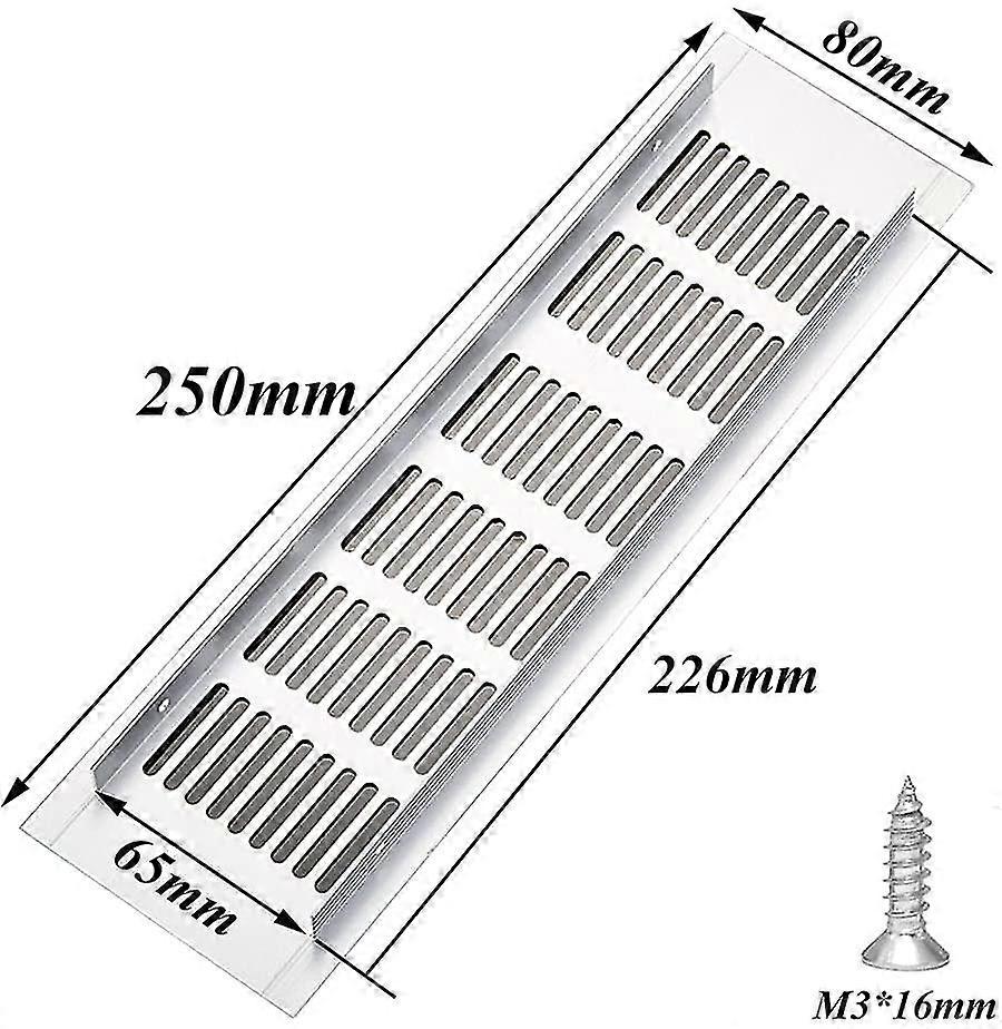 2 Pieces Of Rectangular Ventilation Grille, Aluminum Ventilation Grille ...