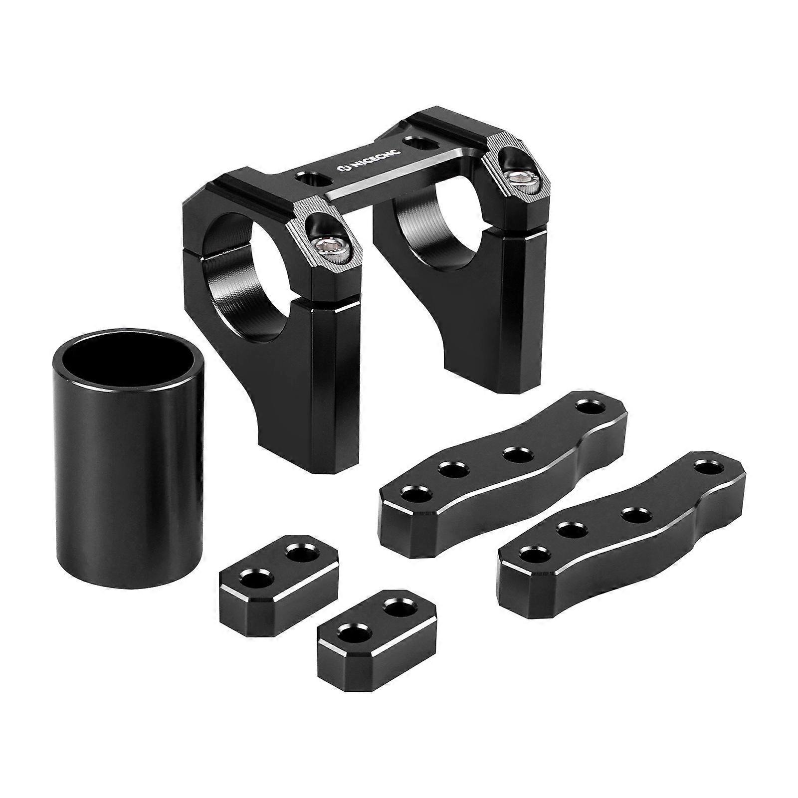 For Surron Handlebar Bar Riser Mount Bracket & Brake Reservoir Caps For ...