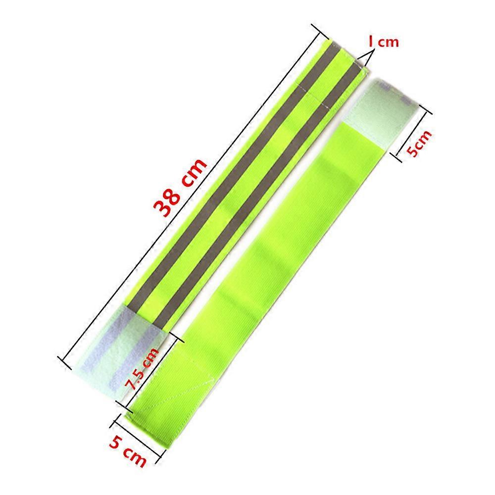 4 Pieces Reflective Bands Reflector Bands for Wrist, Arm, Ankle, Leg ...