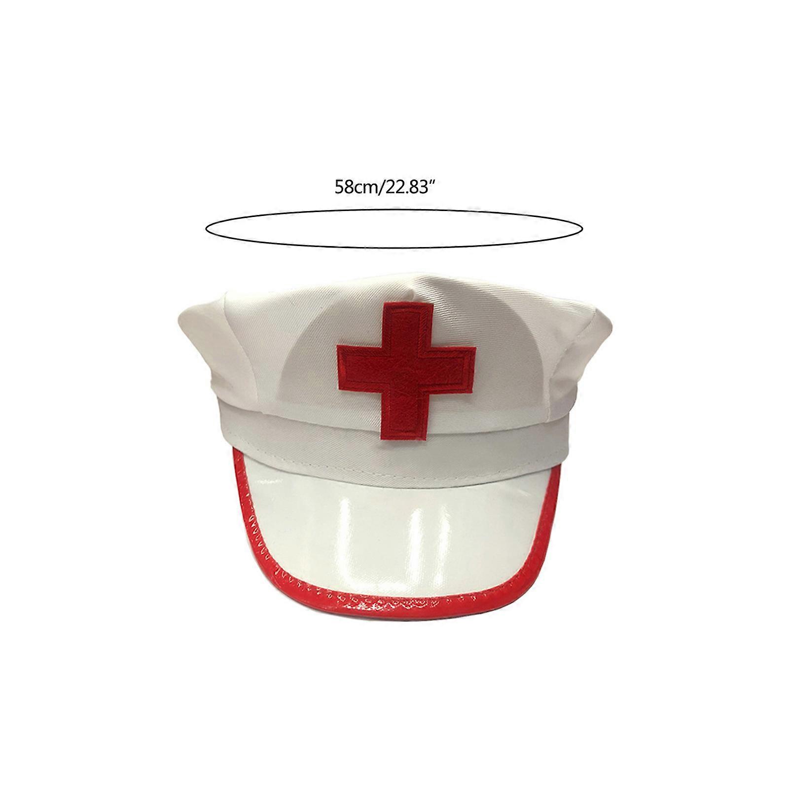 Nurse Doctor Hat Cosplay Doctor Hats Nurse Costume Hat Adults Cosplay ...