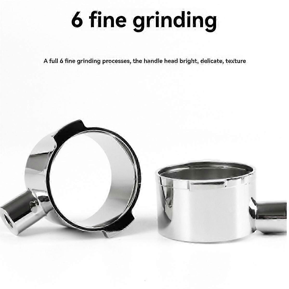 For 51MM Stainless Steel Bottomless Handle Double Ear Accessory Coffee ...