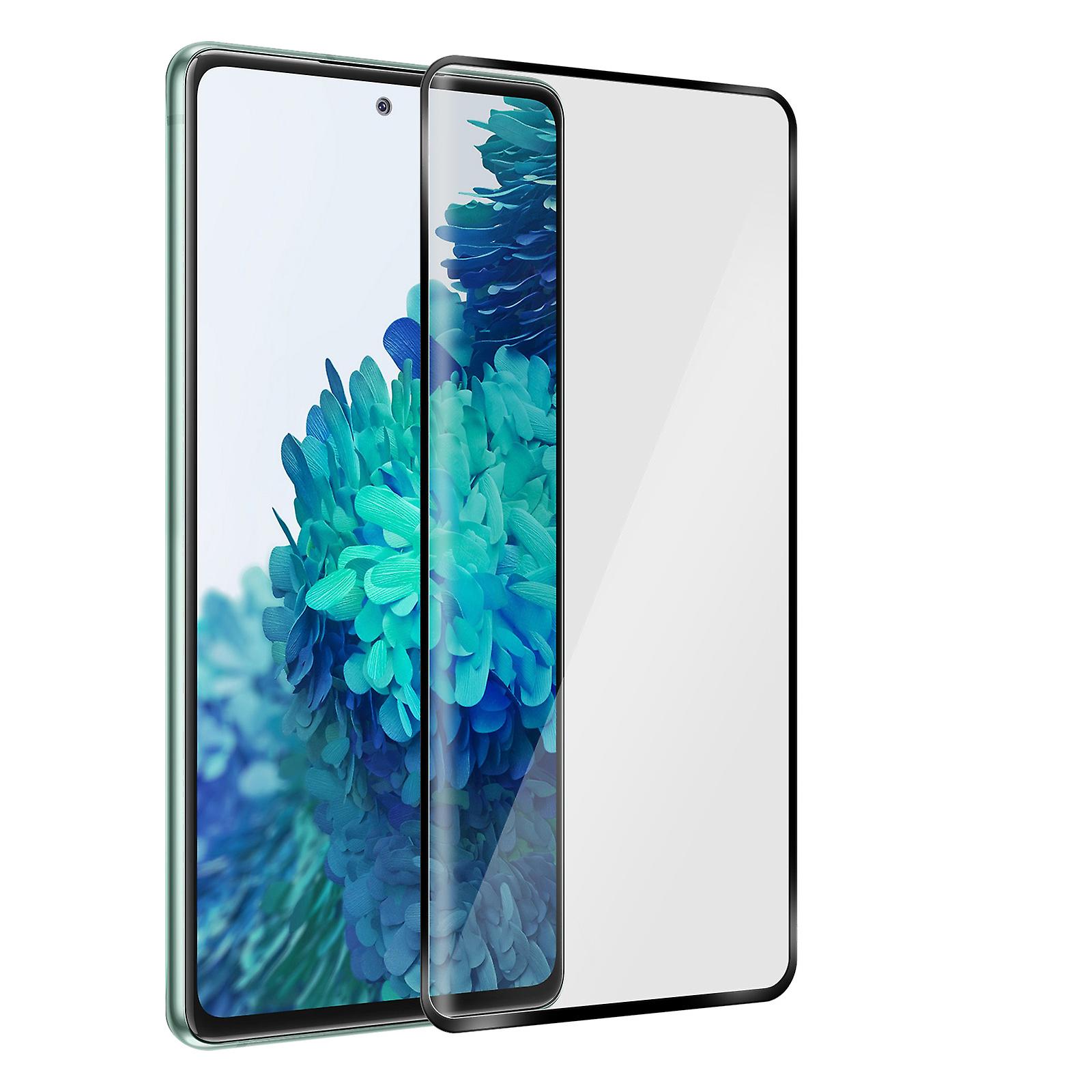 Tempered Glass Screen Protector for Galaxy S20 FE Beveled Black Edges ...