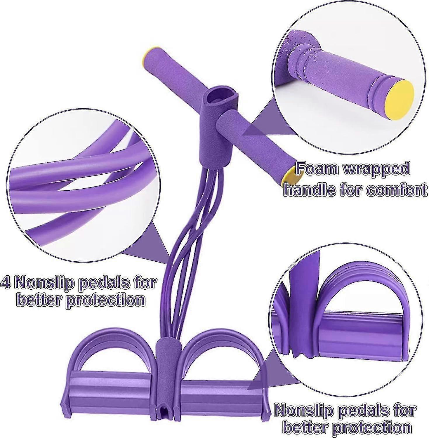 Pedal Resistance Band, Yoga Puller, Elastic Rope, for Fitness ...