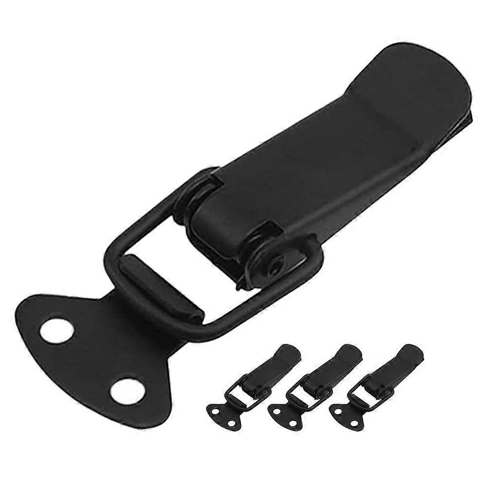 4 Set Metal Iron Toggle Clamp Cabinet Boxes Latches And Catches Spring ...
