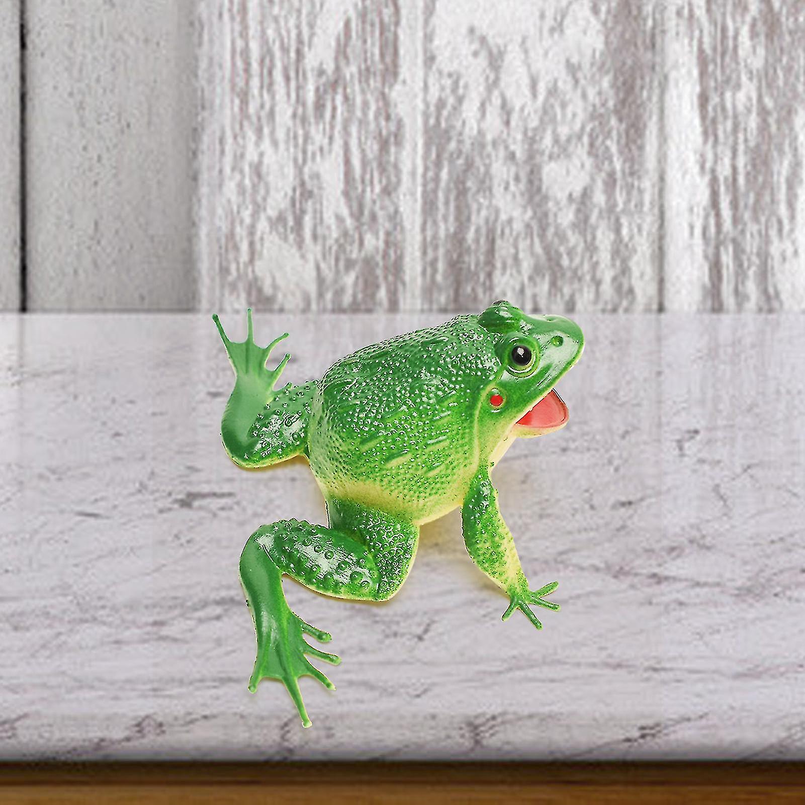 Sounding Frog Toy Clear Texture Puzzle Tricky Props Simulation Sounding ...