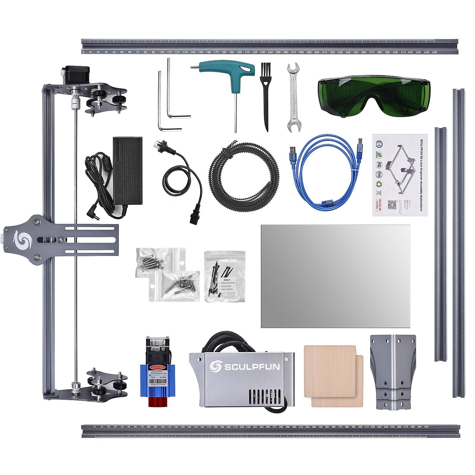 Sculpfun S6 30w Laser Engraver Eye Protection Diy Engraving Cutting ...