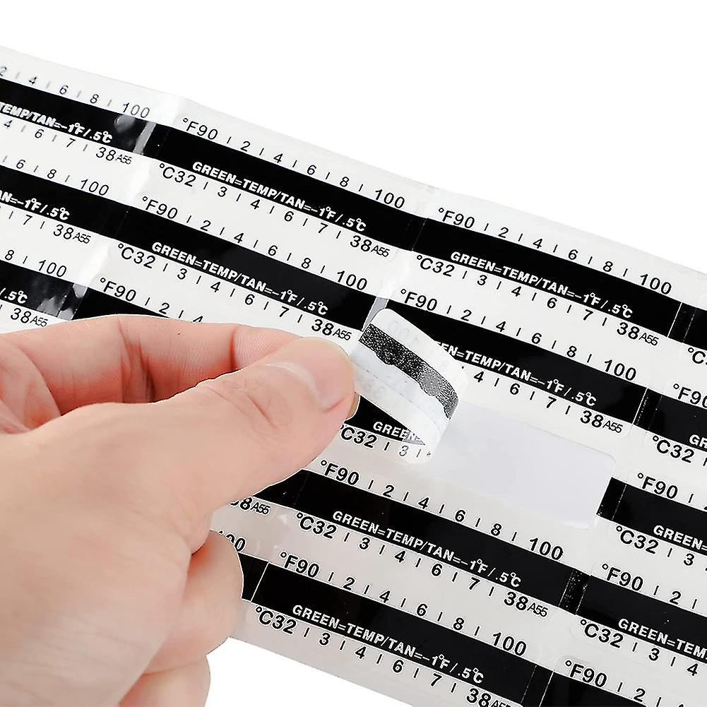 40 Pieces Temperature Strips Testing Adhesive Temperature Strips 90 To ...