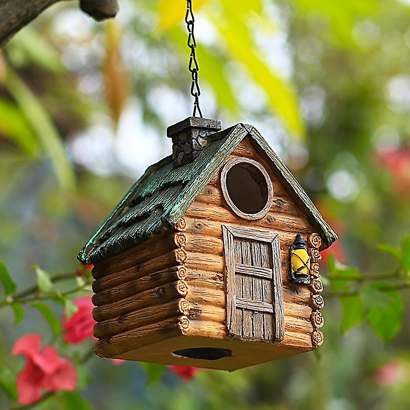 Bird House Pastoral Style Resin Crafts Big Entrance Great Detail Heat ...