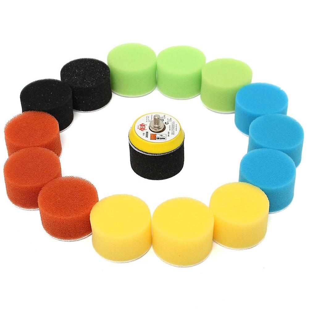 fornnerg 16Pcs/Set 2 Inch Polishing Round Buffing Pads for Car Vehicle ...
