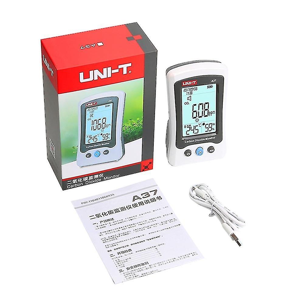 Uni-t A37 Carbon Dioxide Monitor Portable Co2 Meter With 1500mah ...