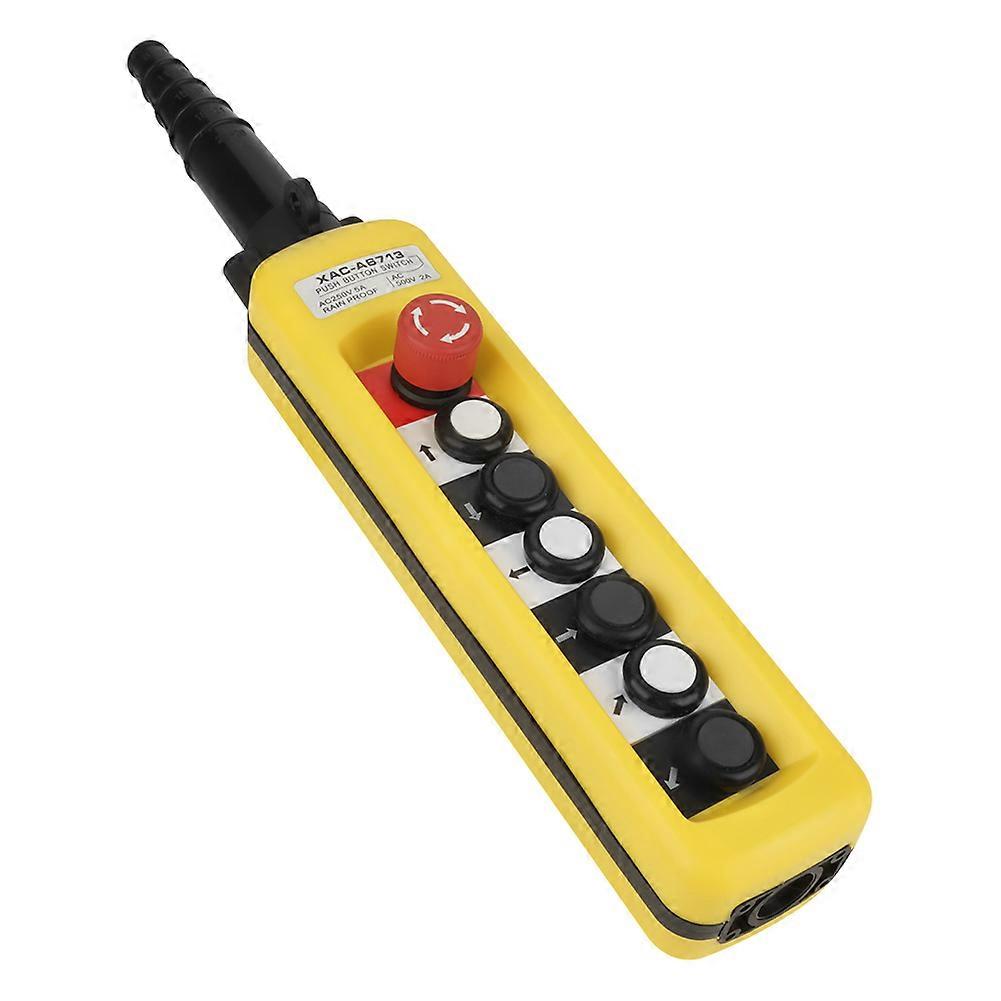 Crane Chain Hoist Push Button Switch Lifting Pendant Rainproof ...