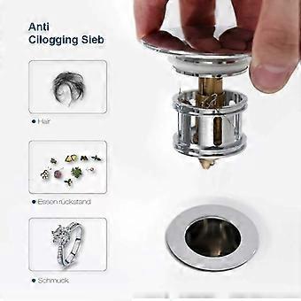 Basin Waste with Strainer Basket, Pop Up Waste System Waste with ...