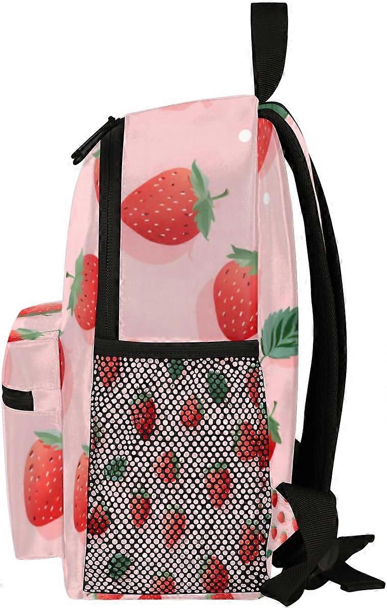Strawberry Pink Toddler Backpack for Little Girls Preschool ...