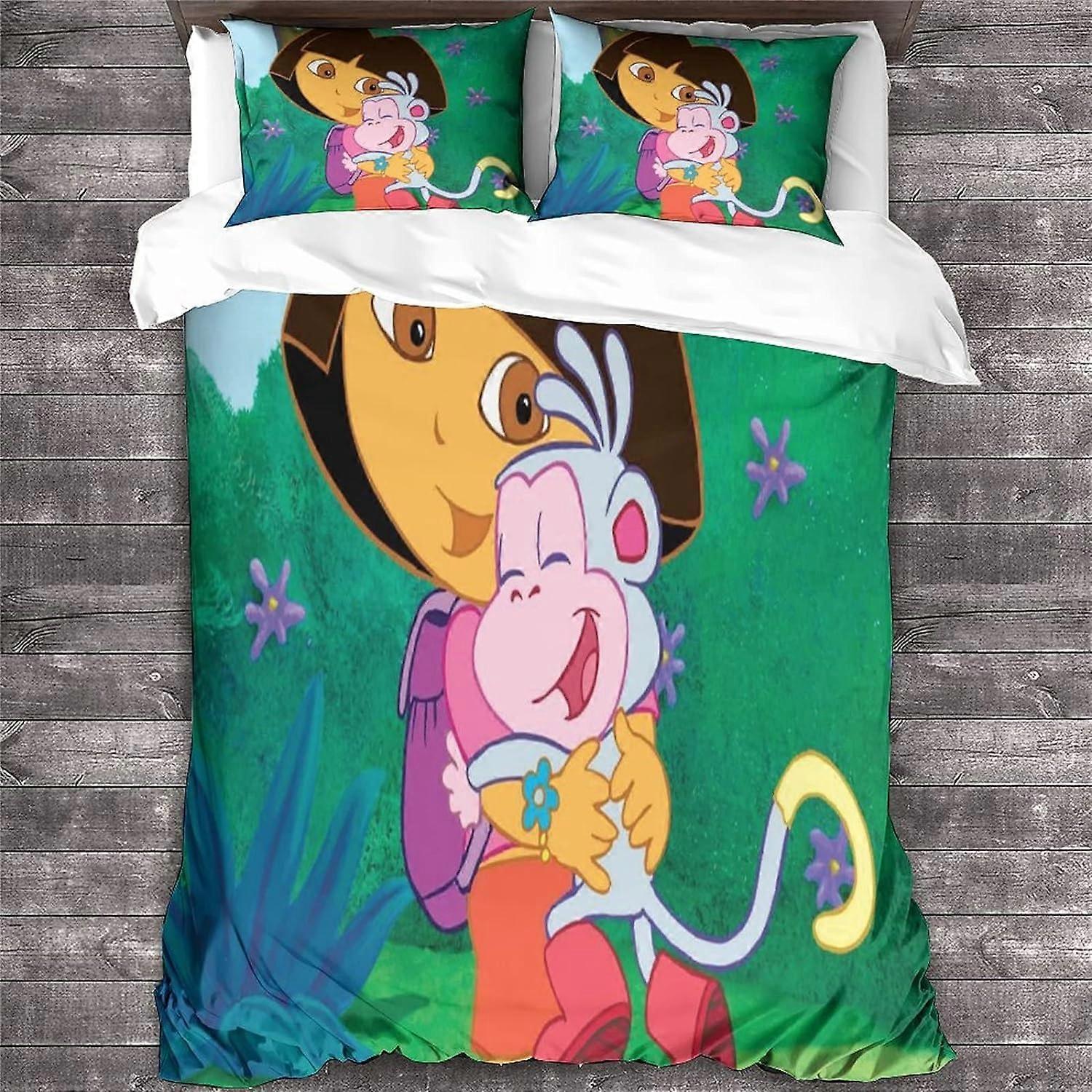 Dora The Explorer Bedding Set Dora The Explorer Duvet Cover and Duvet Cover Set with Zipper ...