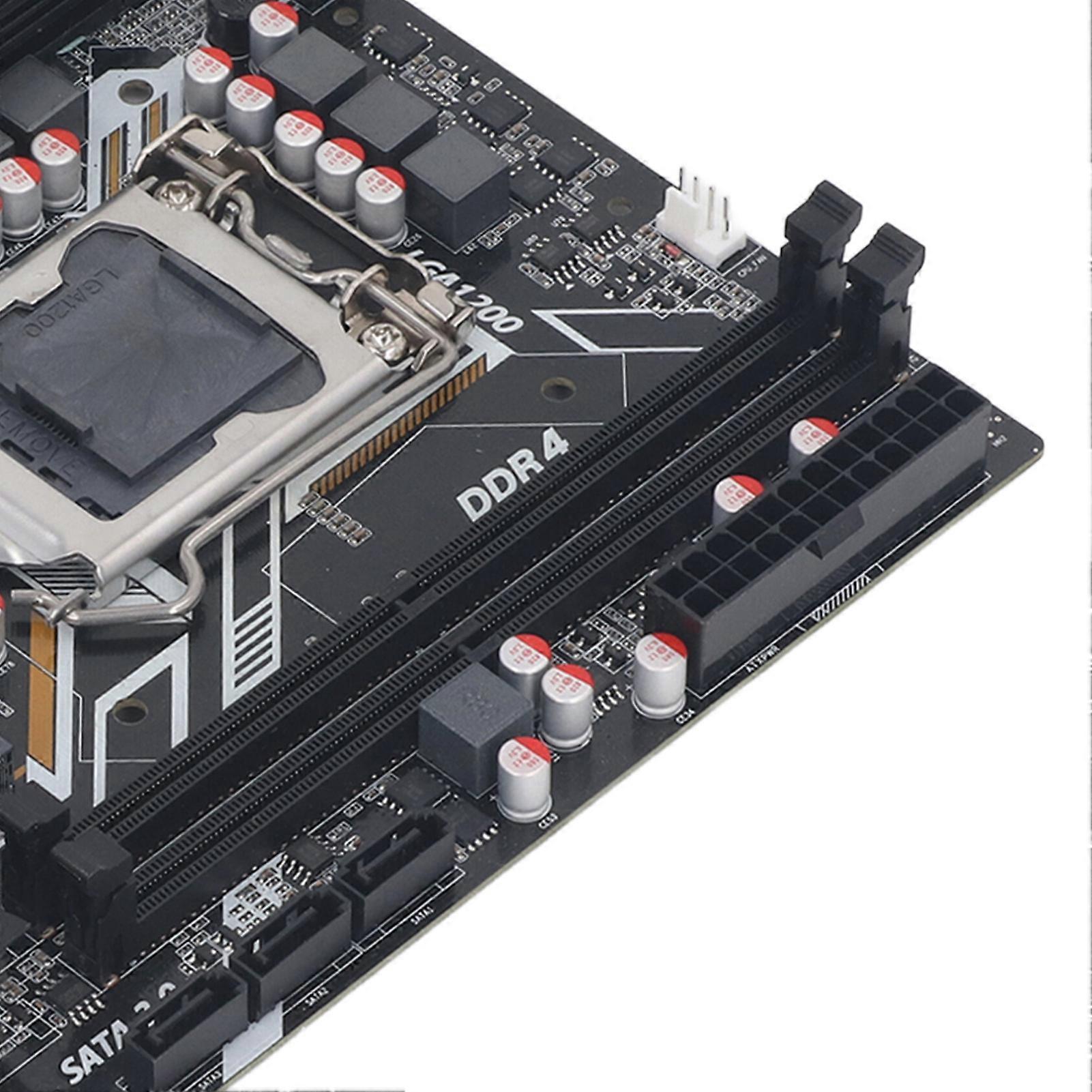 H410 Motherboard Dual DDR4 64GB Memory NVME M.2 Port PCIE 16X Gen 3.0 Slot for LGA1200 CPU ...