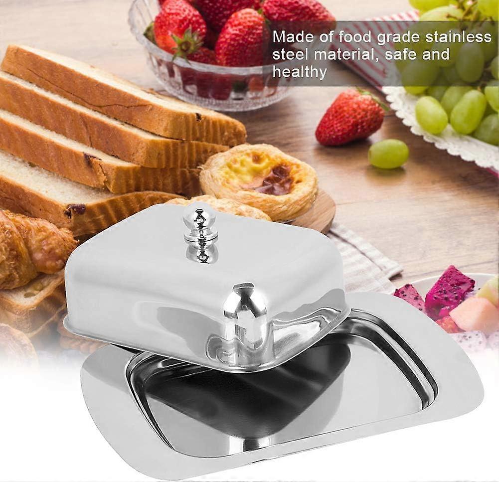 2025 New Stainless Steel Butter Dish, Butter Box for Refrigerator ...