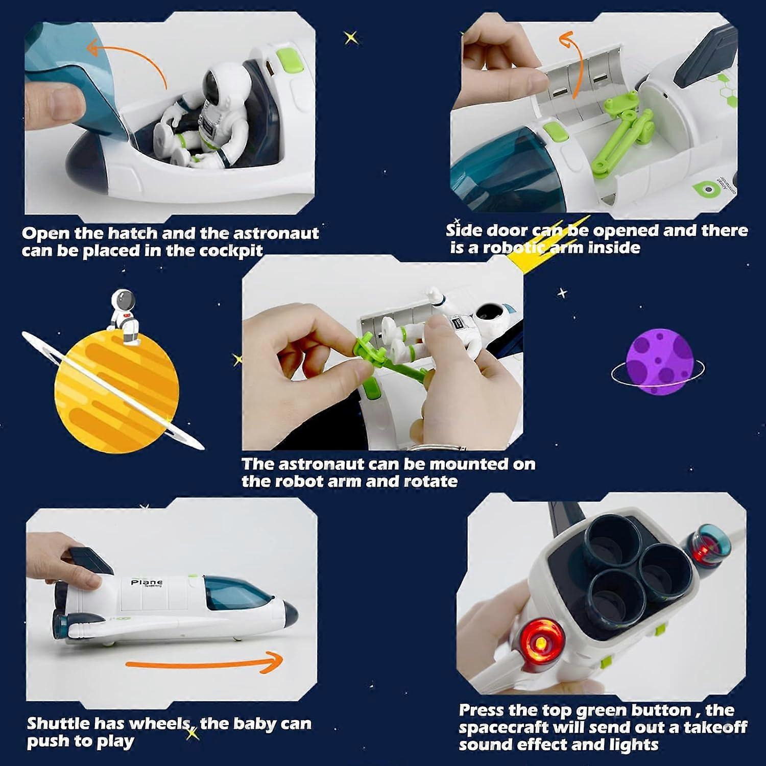 Space Toys for Kids 3 4 5 6 7 8 Year Old Boys Space Shuttle Adventure ...