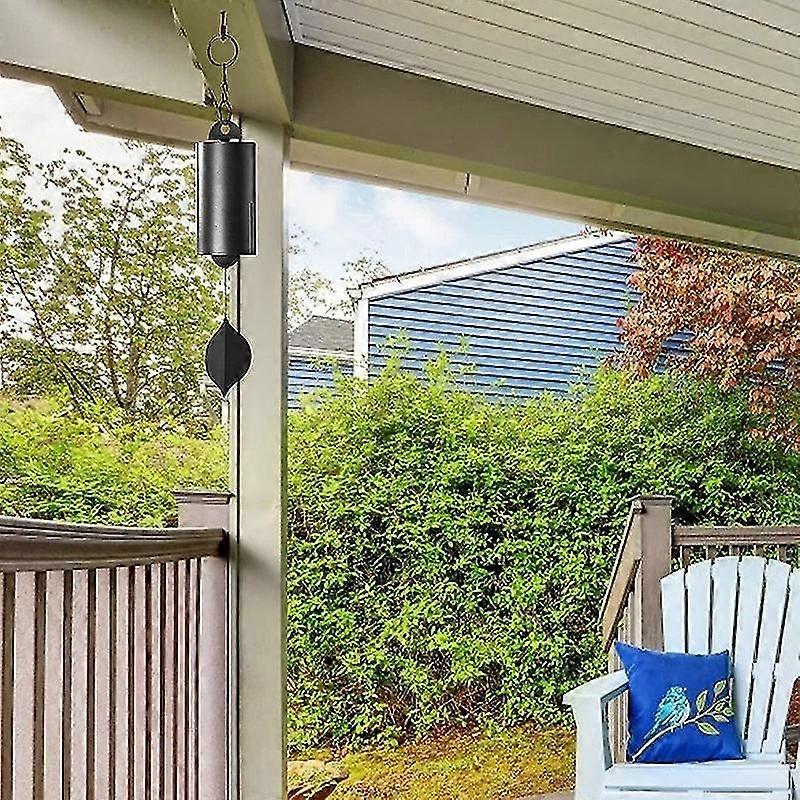 Deep serenity bell windchime - metal hanging wind chime handcrafted ...