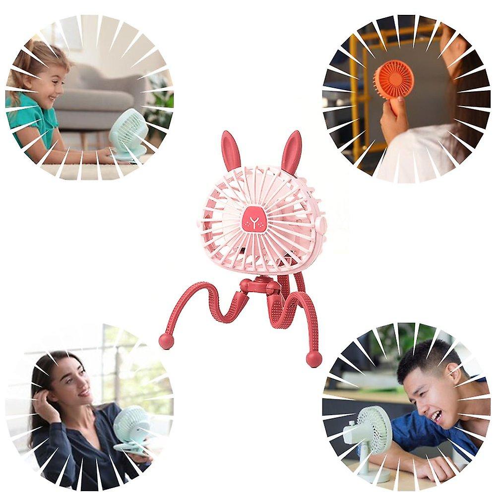 Mini adjustable hanging electric fan octopus stand portable handheld ...