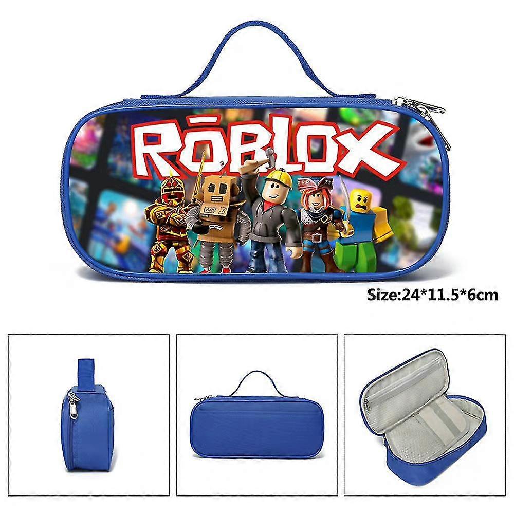 Roblox Pencil Case 2 Zipper Compartments Layers Pen Box Pen Pouch Gift ...
