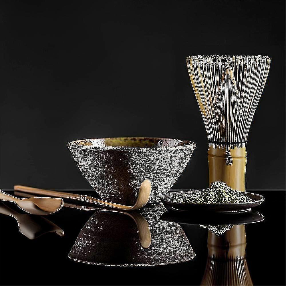 Traditional Matcha Whisk & Spoon Authentic Japanese Bamboo Whisk For ...