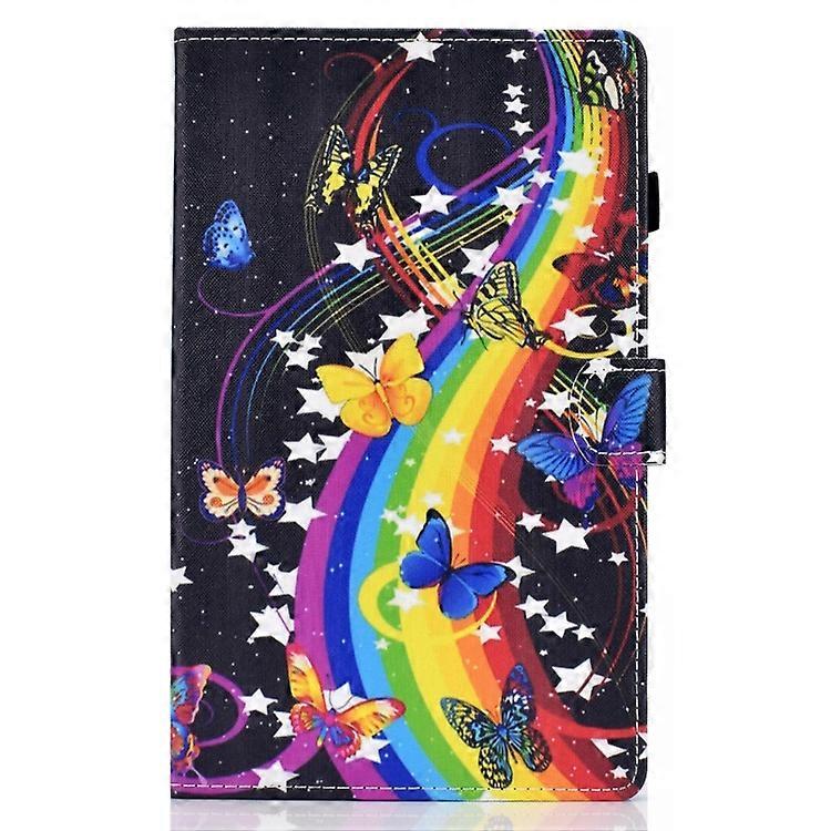 For Kindle Fire HD7 Horizontal TPU Painted Flat Feather Case Anti-skid ...