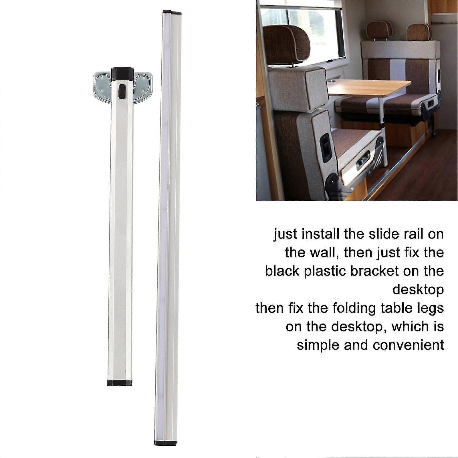 RV Foldable Table Leg 1000mm Aluminium Alloy Detachable Wall Mount Leg ...