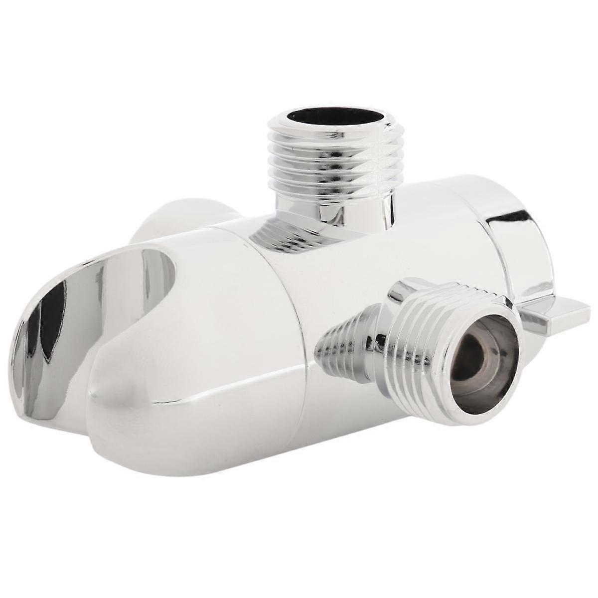 3 Way Shower Diverter with Hand Shower Cradle Faucet Overhead Shower ...