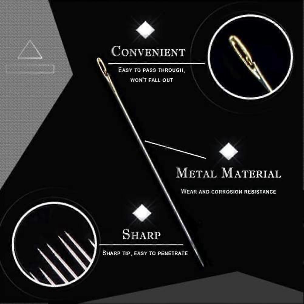 Self-Threading Needles,Sewing Needles for Hand Sewing,for the Elderly ...