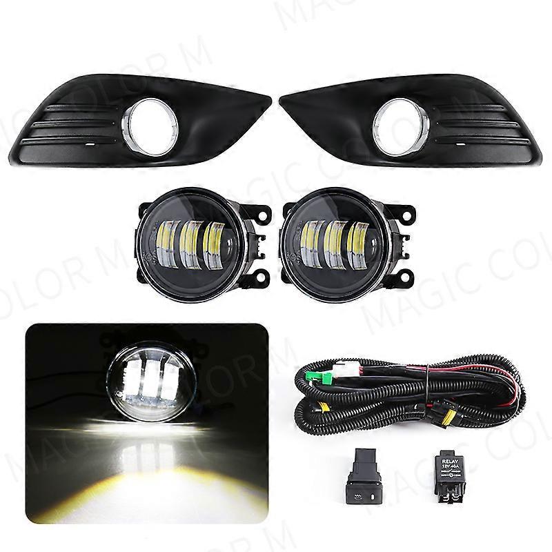 For Ford Focus Focus 2 MK2 2009 2010 2011 Fog Lamps LED DRL Daytime ...