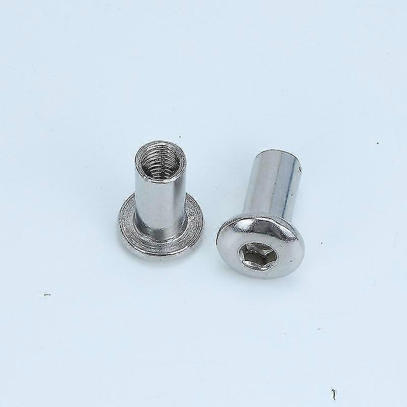 Stainless Steel Lock Nuts - M8 Hex Internal Thread, Flat Head ...