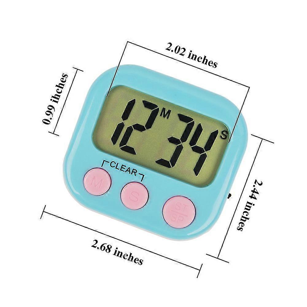 6 Pack Digital Timer For Teacher Small Timers For Kids Magnetic Back ...