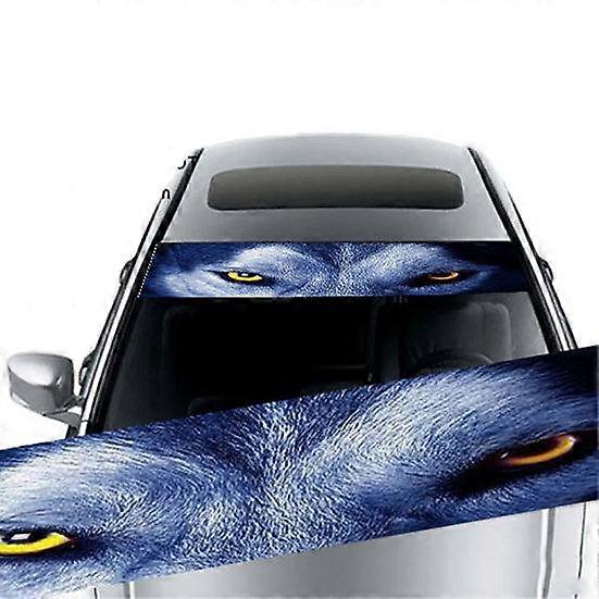 Car Front Windshield 3D Creative Eyes Skull Sticker Windscreen Decal ...