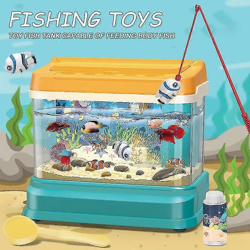 Electric Fish Tank With Magnetic Stick Educational Toy Usb Simulation ...