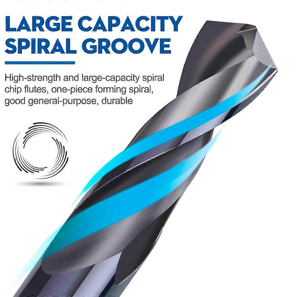 Carbide Drill Bit 10-12mm VAPO Coated Gun Drill Bit for CNC Lathe ...