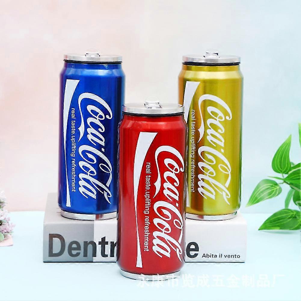350ml 500ml Stainless Steel Outdoor Car Insulated Straw Cola Can Bottle ...