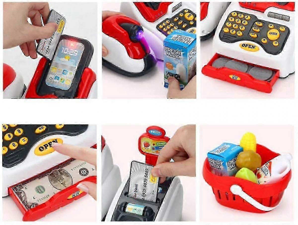 Toy Cash Register For Kids - Kids Cash Register With Scr , Credit ...