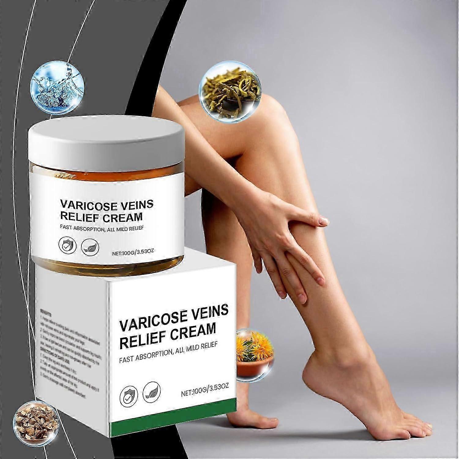 Varicose Relief Cream, Anti-Varicose Cream, Anti-Varicose Soothing ...