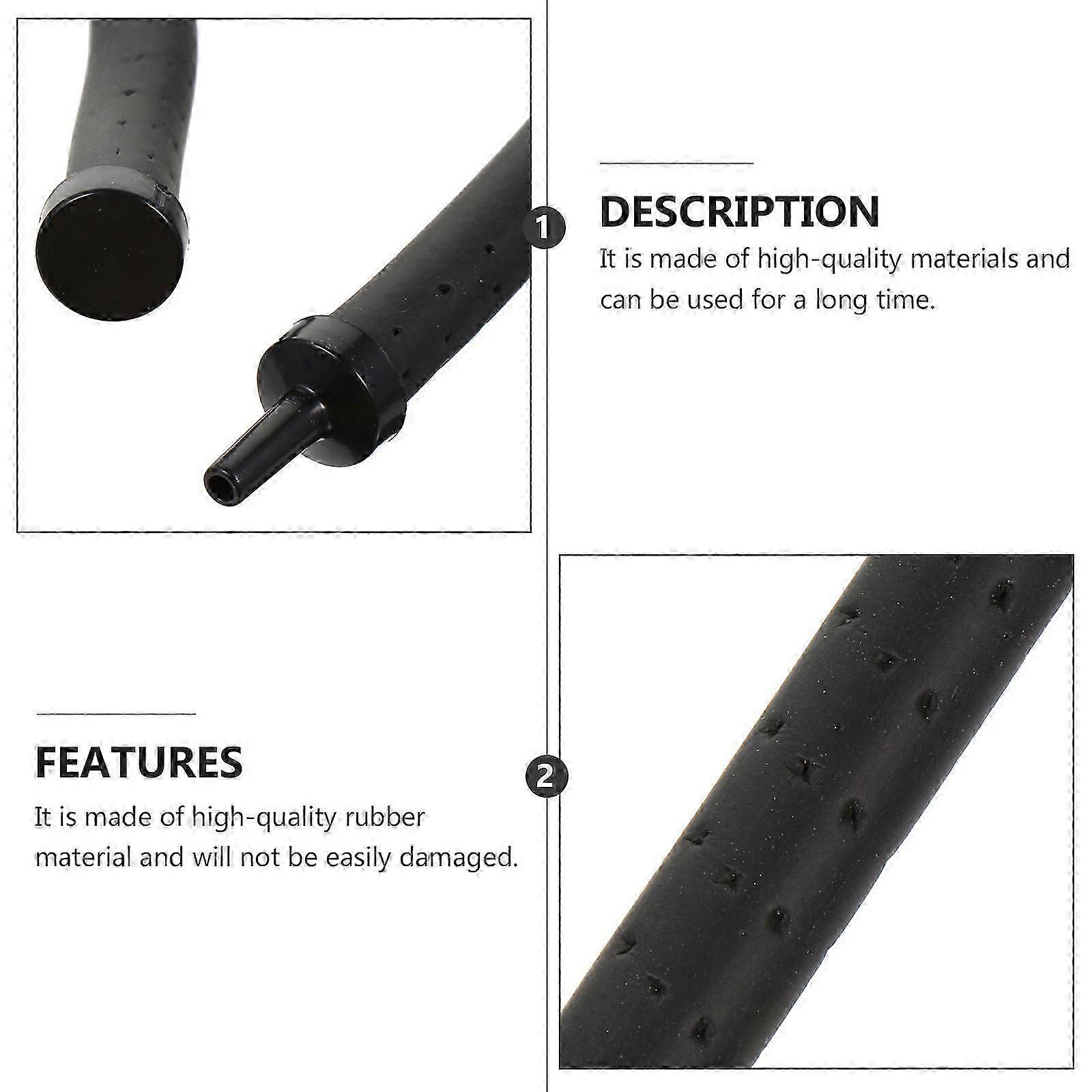 2Pcs Aquarium Rubber Tube Air Curtain Bubble Air Diffuser Fish Tank ...