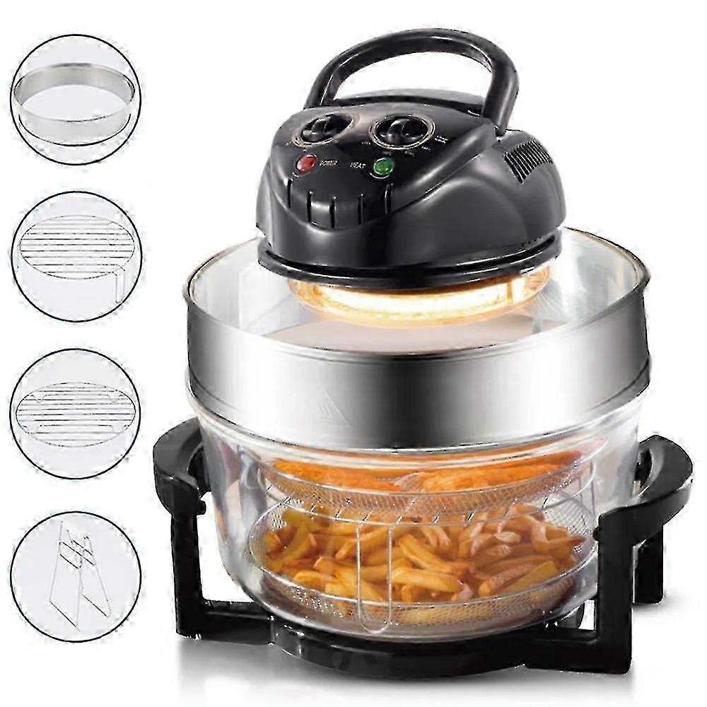 17l Halogen Air Fryer Rotary Convection Oven Multi Cooker Low Fat ...