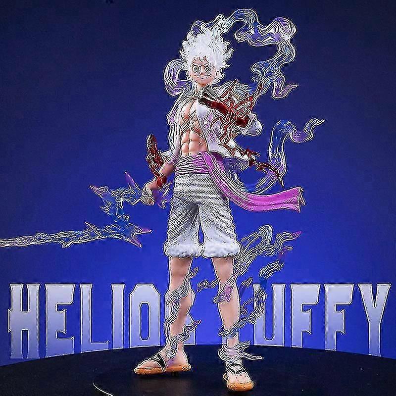 One Piece Luffy Gear 5 Anime Action Figure Sun God Nika Luffy Figurine ...