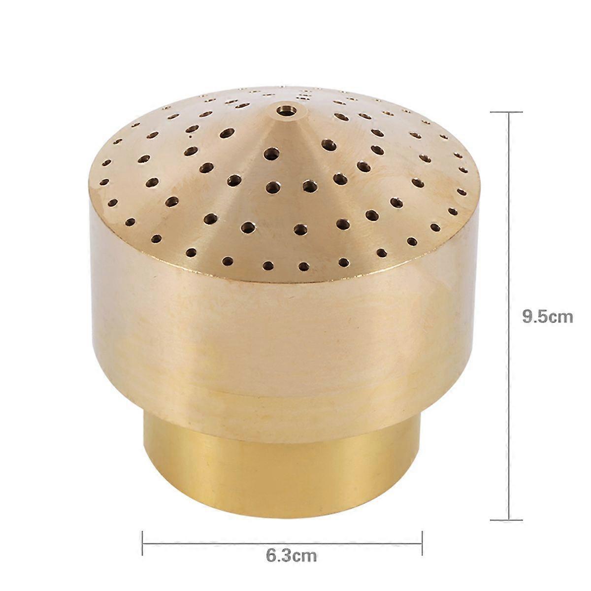 2" Brass Column Garden Landscape Pond Fireworks Shape Fountain Nozzle ...