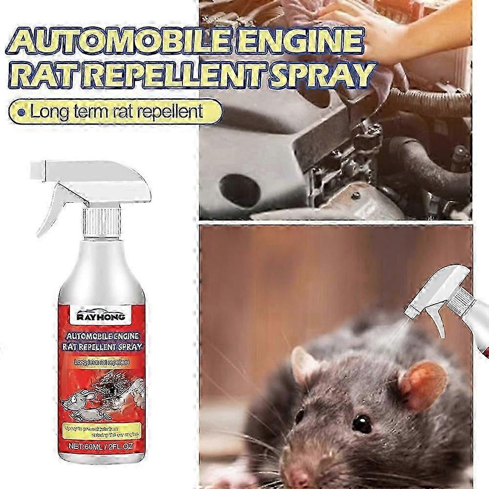 3x Peppermint Oil for Rats and Car Engines, Rat Prevention Spray, Home ...
