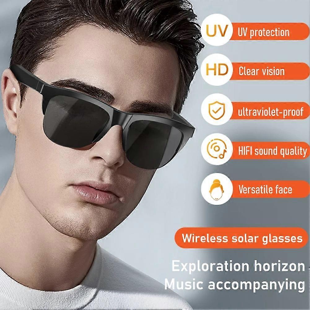 Smart Bluetooth V5.3 Sunglasses Glasses Call Outdoor Sports Headphones ...