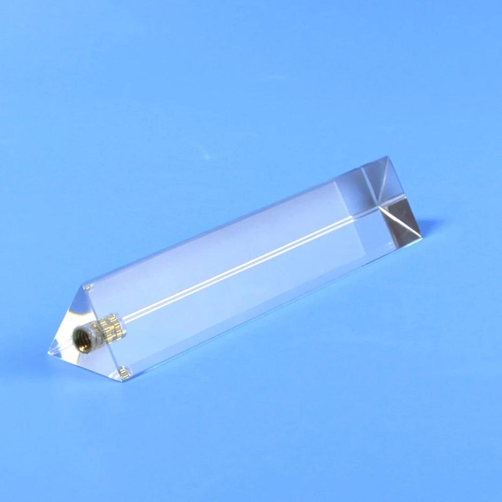 Optical Glass Triangular Prism With Stand For Photographer Kids Rainbow ...