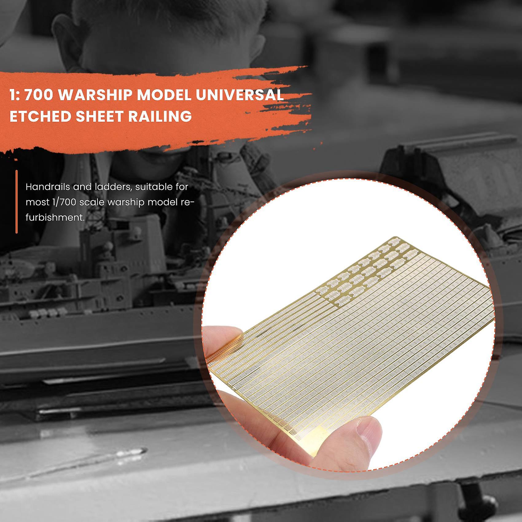 Photo-etched Pe Handrail & Ladder For 1/700 Model Ship Cype005 ...