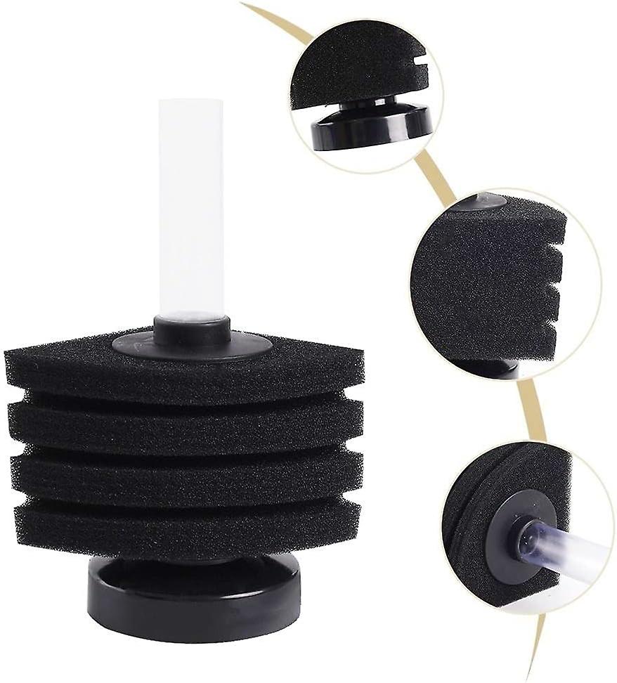 Sponge Filter, Aquarium Water Corner Filter Biological Foam Air Pump ...