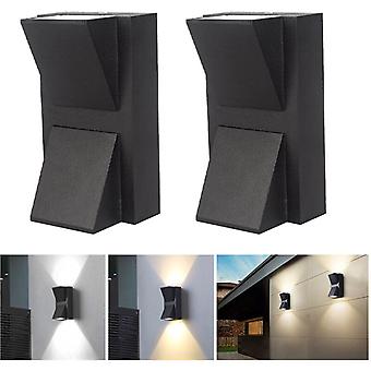 Wall Light - 1 Piece, 6W - Indoor/Outdoor LED Wall Light, 6000K White ...