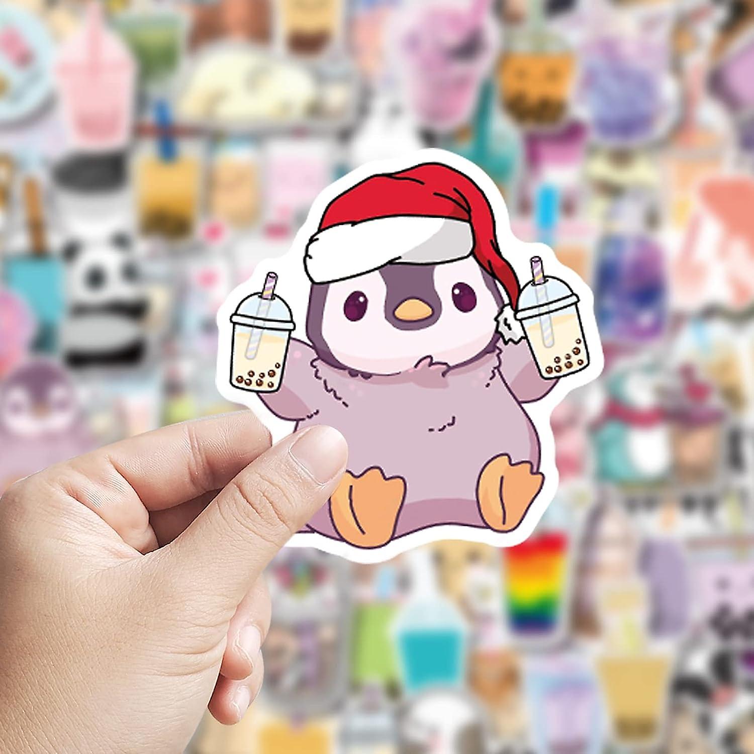 Boba Stickers 105pcs Kawaii Bubble Tea Stickers,drink Stickers, Vinyl ...