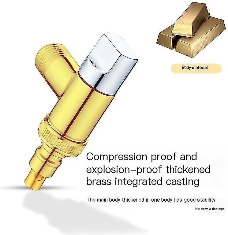 Automatic water stop valve, brass washing machine faucet, laundry ...